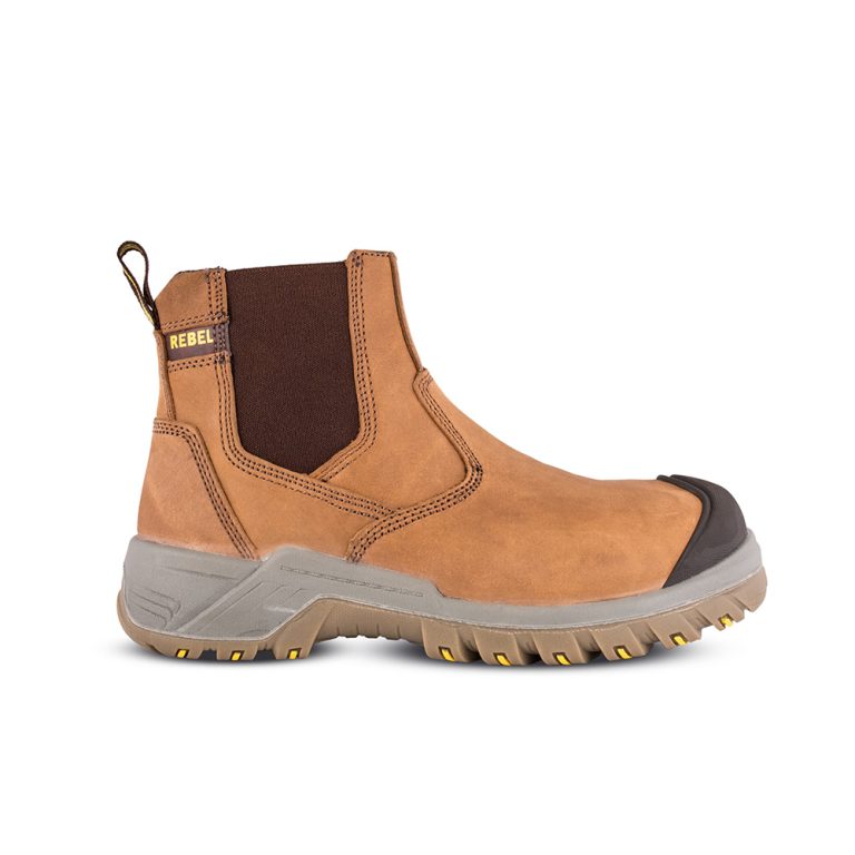 REBEL Crazy Horse Boot Tan - Romi Tactical and Safety